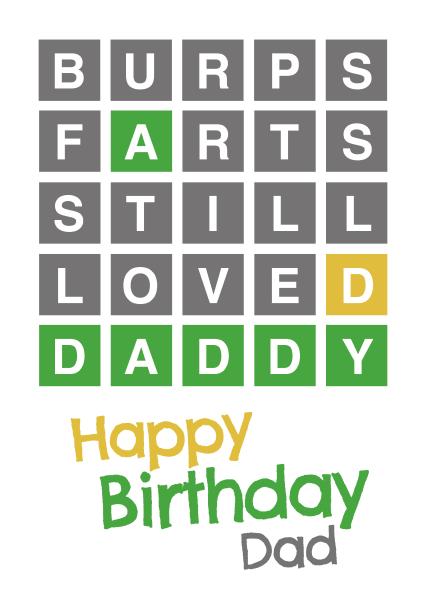 Still Loved - Happy Birthday Dad - Wordle | thortful