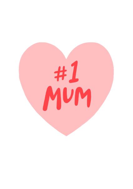 Number One Mum Card | thortful