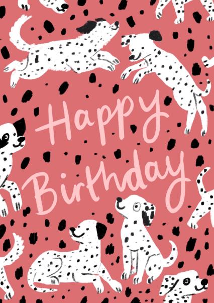 Dalmatian Birthday Card | thortful
