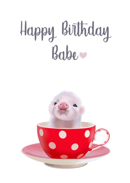 Happy Birthday Babe Card | thortful