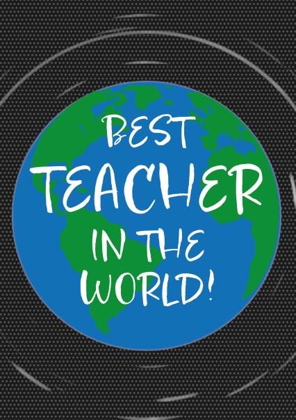 Best Teacher in the World Card | thortful