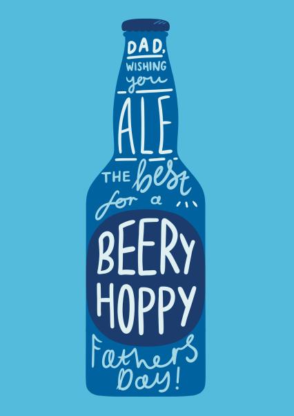 Beery Hoppy Father's Day Card | thortful