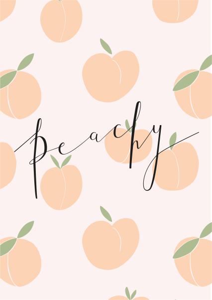 Everything is peachy card | thortful