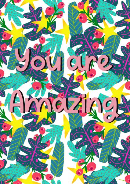 Motivational ‘You are amazing’ card | thortful