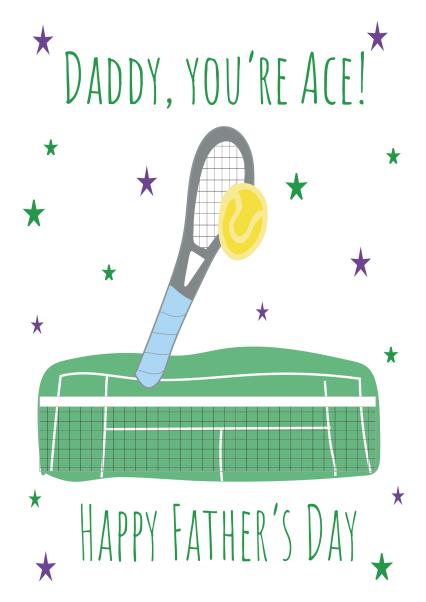 Tennis Father's Day card for Daddy | thortful