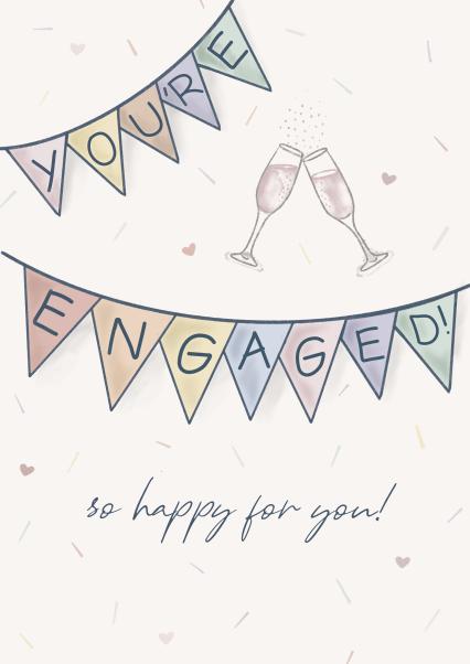 You're Engaged! Engagement Congratulations Card! | thortful