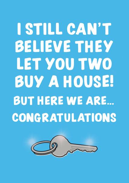 First home congratulations card | thortful