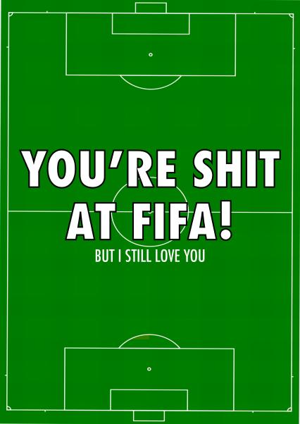 FIFA Funny Card | thortful