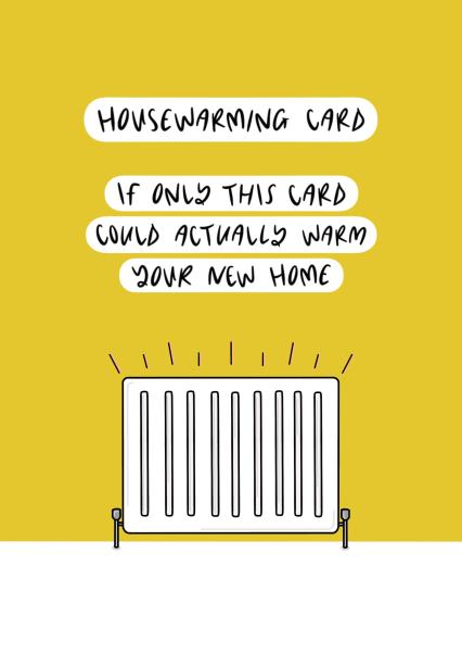 Funny Radiator New Home Card - Housewarming - If Only This Card Could ...
