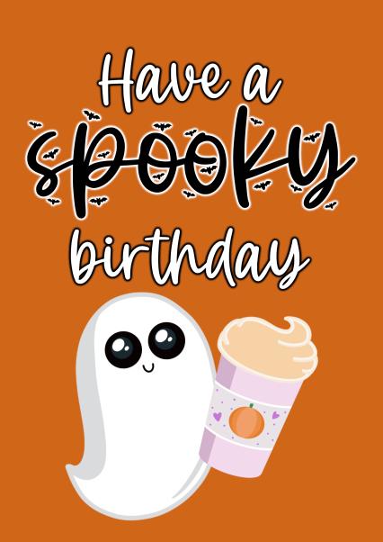 October birthday card | thortful