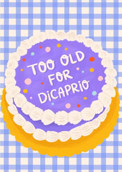 Too Old For Leo DiCaprio | Funny Birthday Card | thortful