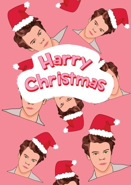 Harry Christmas - Harry Styles Christmas Card | thortful