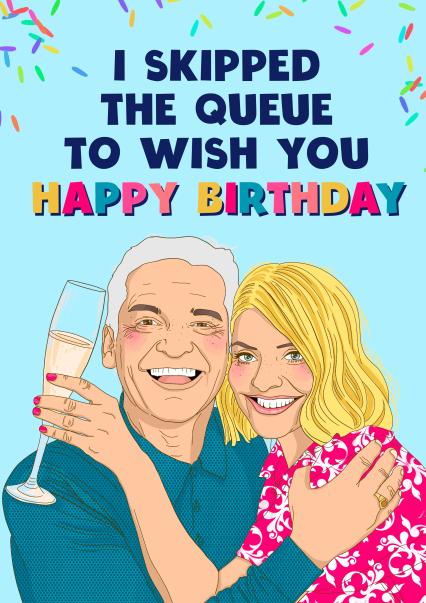 Queue jumping Birthday Card | thortful