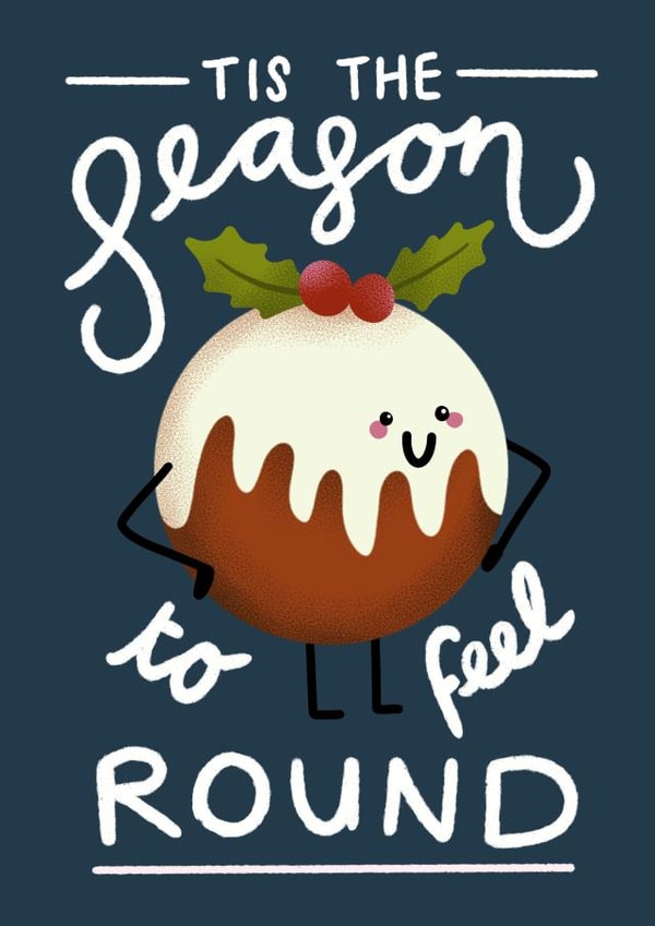 Funny Christmas Pudding Card for Significant other | thortful