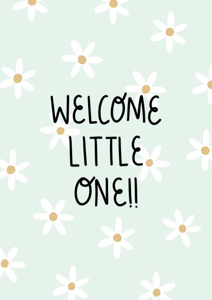 Printable Welcome Baby Cards