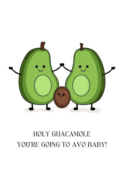Congratulations - New Baby Card - Going to Avo Baby | thortful