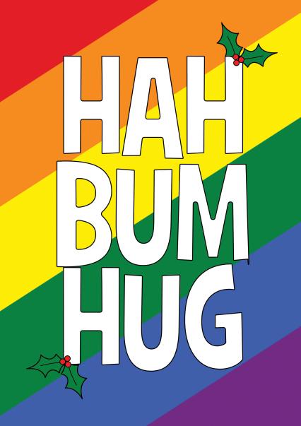 HAH BUM HUG - Gay Christmas Cheer | thortful