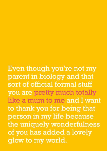 Card For Foster Mum - Adopted Mum - Stepmum Card - Mum To Me - Mothers ...