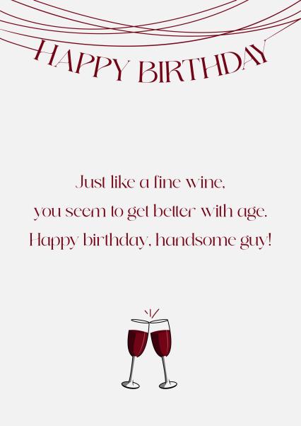 Classic birthday Card For Significant Other–you taste like something I ...