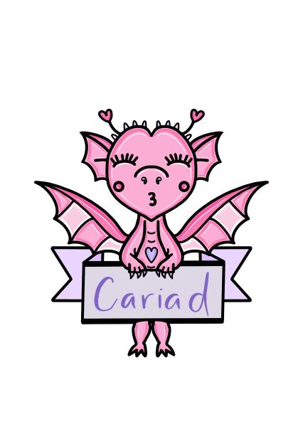 Super cute Welsh language card, perfect for celebrating St. Dwynwen’s ...