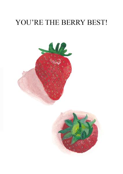 You're the Berry Best - Cute Anniversary or Appreciation card for a ...
