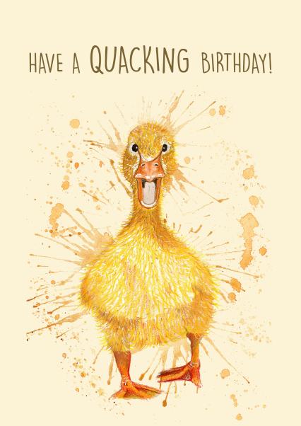 Cute Birthday Card - Have a quacking birthday! | thortful