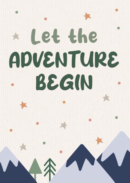 New Adventures Card - Let the adventure begin - Travelling - New Job ...