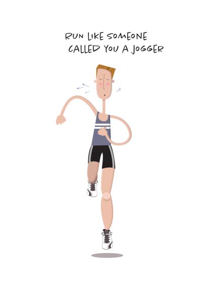 Funny Birthday Card - Run like a Jogger | thortful