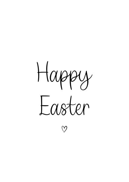 Classic Easter Card - Happy Easter - Simple | thortful
