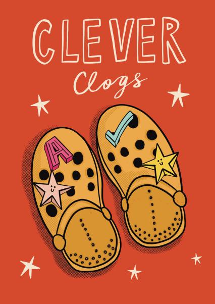 Cute Exam Card - Clever Clogs | thortful