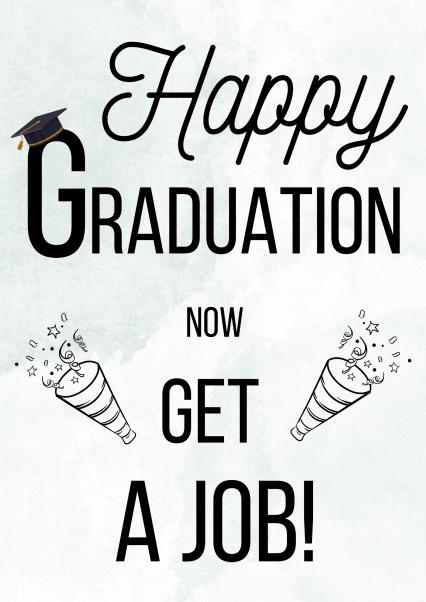 Funny, comedy graduation card | thortful