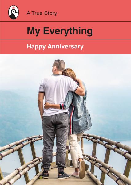 Cute Anniversary Card - My Everything - Book | thortful