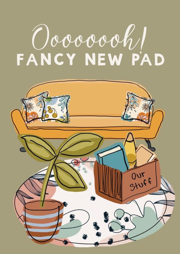 Pretty New Home Card - Fancy New Pad | thortful