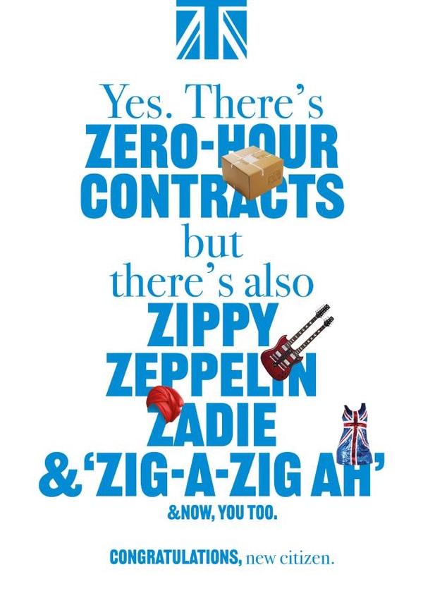 Funny Congratulations Card - British Citizenship - Z | thortful
