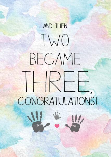 Special new baby card, perfect for a boy or a girl- cute to make them ...