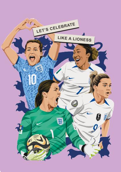 Let's Celebrate Like A Lioness Birthday Card | Lionesses Birthday Card ...