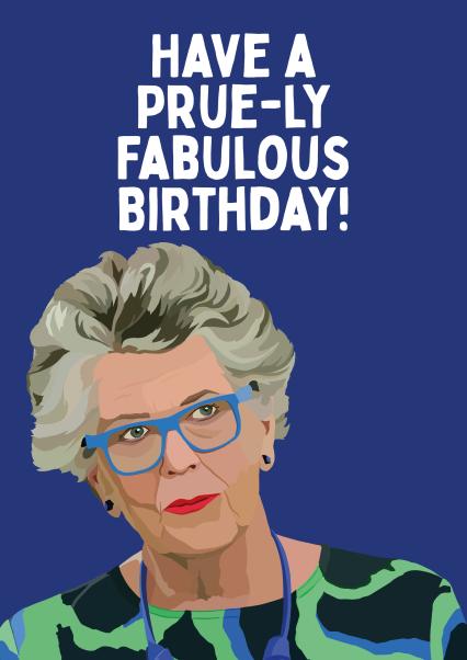 Great British Bakeoff, Have a Prue-ly Fabulous Birthday! | thortful