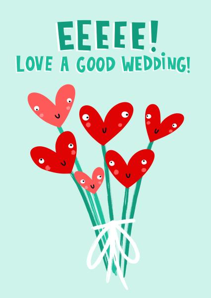 Cute Wedding Card - Love a Good Wedding | thortful