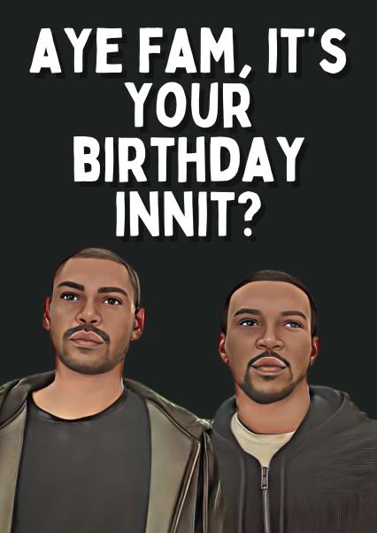 Funny Birthday Card Top Boy - Sully and Dushane | thortful