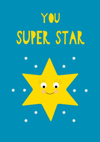 You Superstar Congratulations Card | thortful