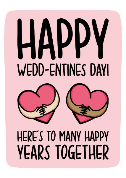 Valentines Wedding Card - For Couples getting Married on Valentines ...