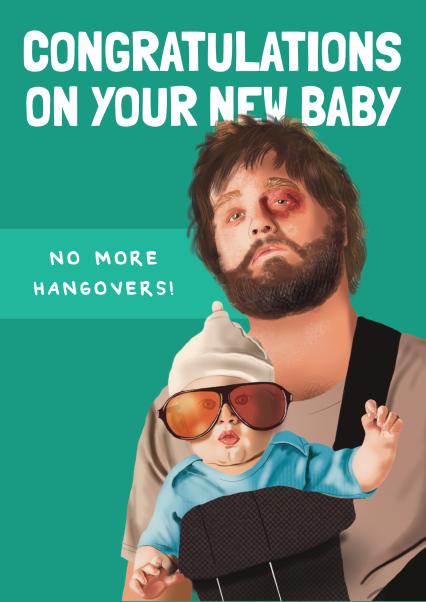 Funny New Baby Card - The Hangover | thortful