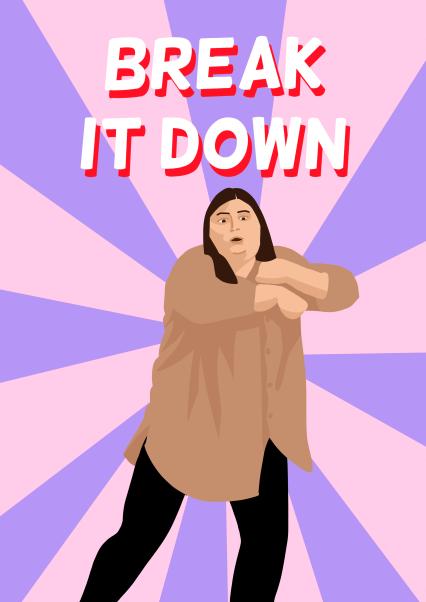 Funny Valentines Card - Birthday - Friend - Partner - Break It Down ...
