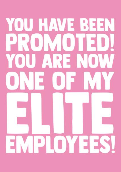Funny New Job Card - Boss and CEO - You Have Been Promoted! | thortful