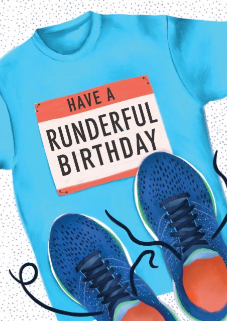 Running Hobby Birthday Card - Have a Runderful Birthday | thortful