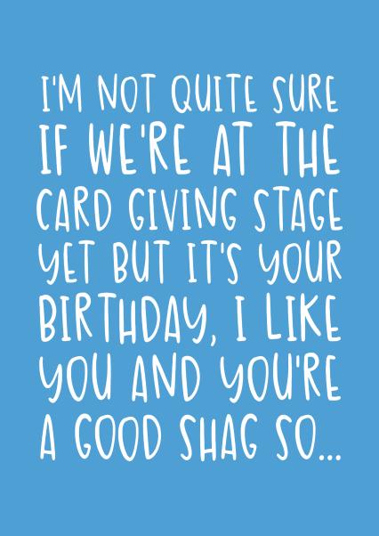 Funny Situationship Birthday Card - Not Quite Sure if We're at the Card ...