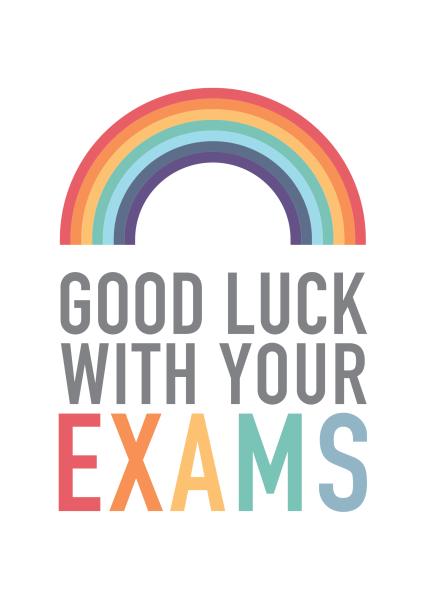 Exam Good Luck Card - GCSEs - A Levels - BTECs - Good Luck | thortful