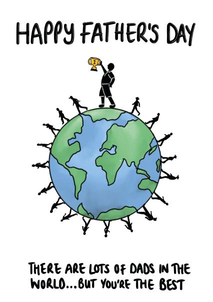 Heartfelt Father's Day Card - Best Dad in the World | thortful