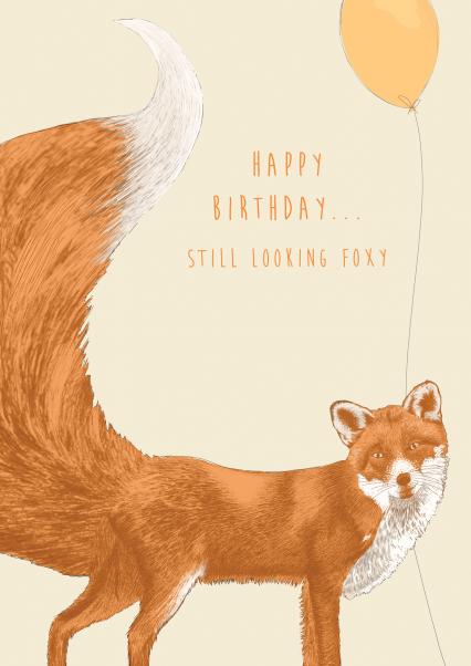 Fox Birthday Memes Happy Birthday Vintage Fox " Sticker For Sale By