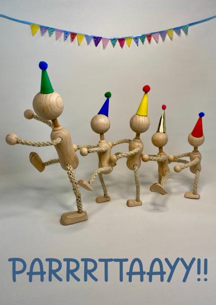 Fun birthday party celebration - conga- dance- friends - family | thortful